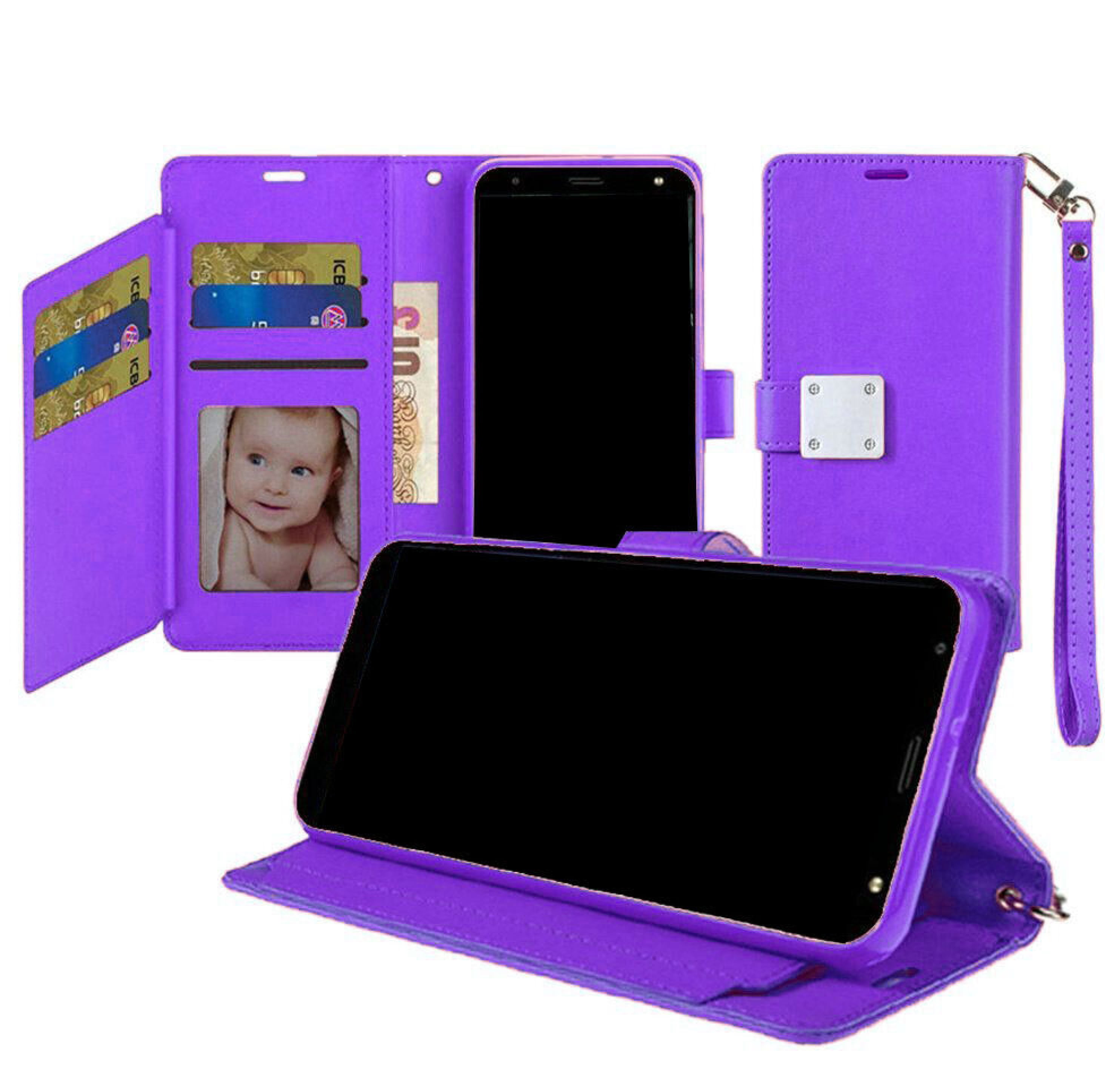 For Cricket Ovation 3 (3rd Version Only) Wallet Cover Cell Phone Case ...
