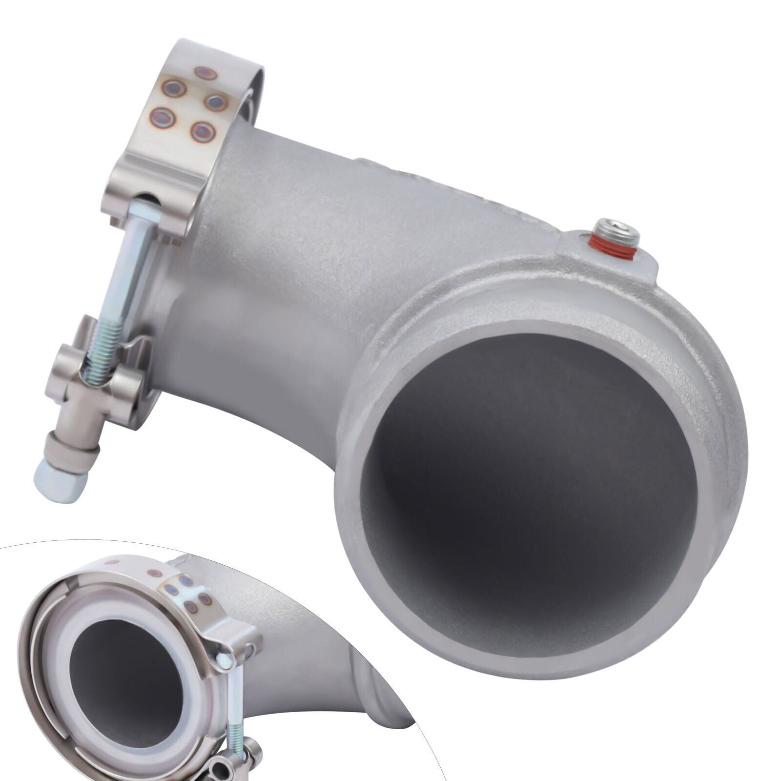 For Cummins Holset HX35 & HX40 6BTA 90° Turbo Air Transfer Pipe Intake ...