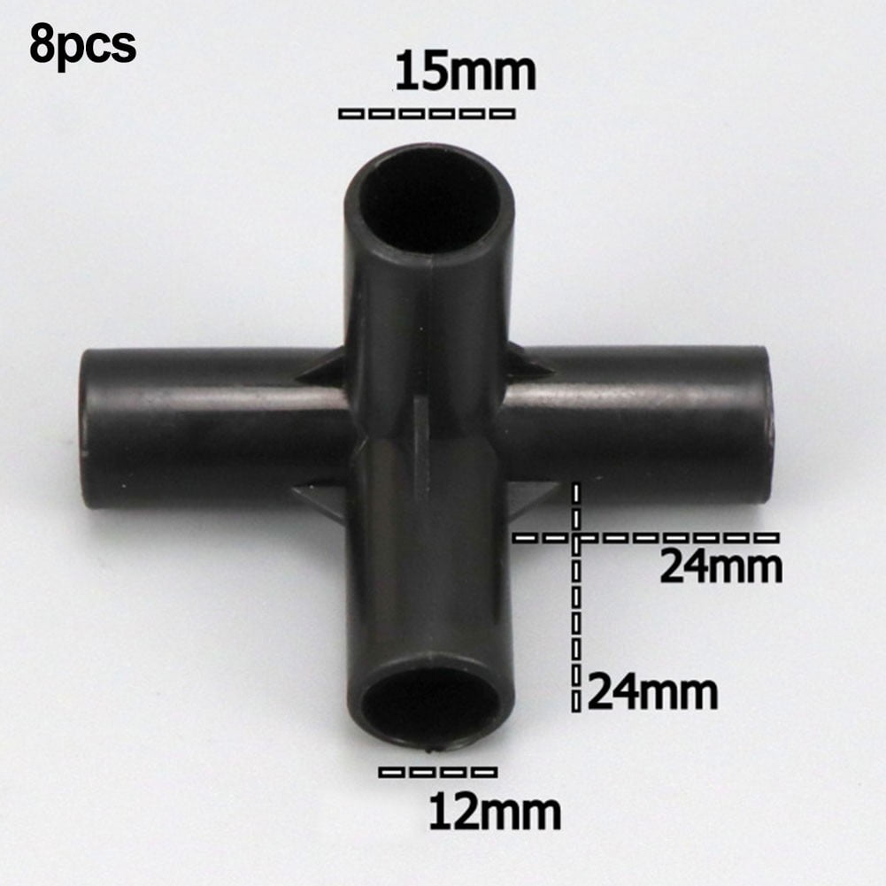 For DIY PVC Pipe Fittings Set of 8 for Greenhouse and Plant Support ...
