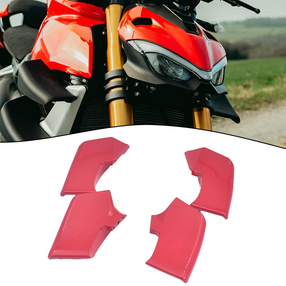 For DUCATI Spoiler Winglets Wings Red for Streetfighter V4 V4S V2 ...