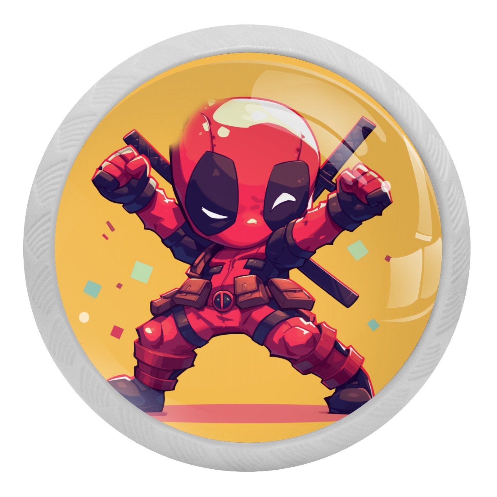 For Deadpool Glow-in-the-Dark Fluorescent Door Handles and Cabinet Knob ...