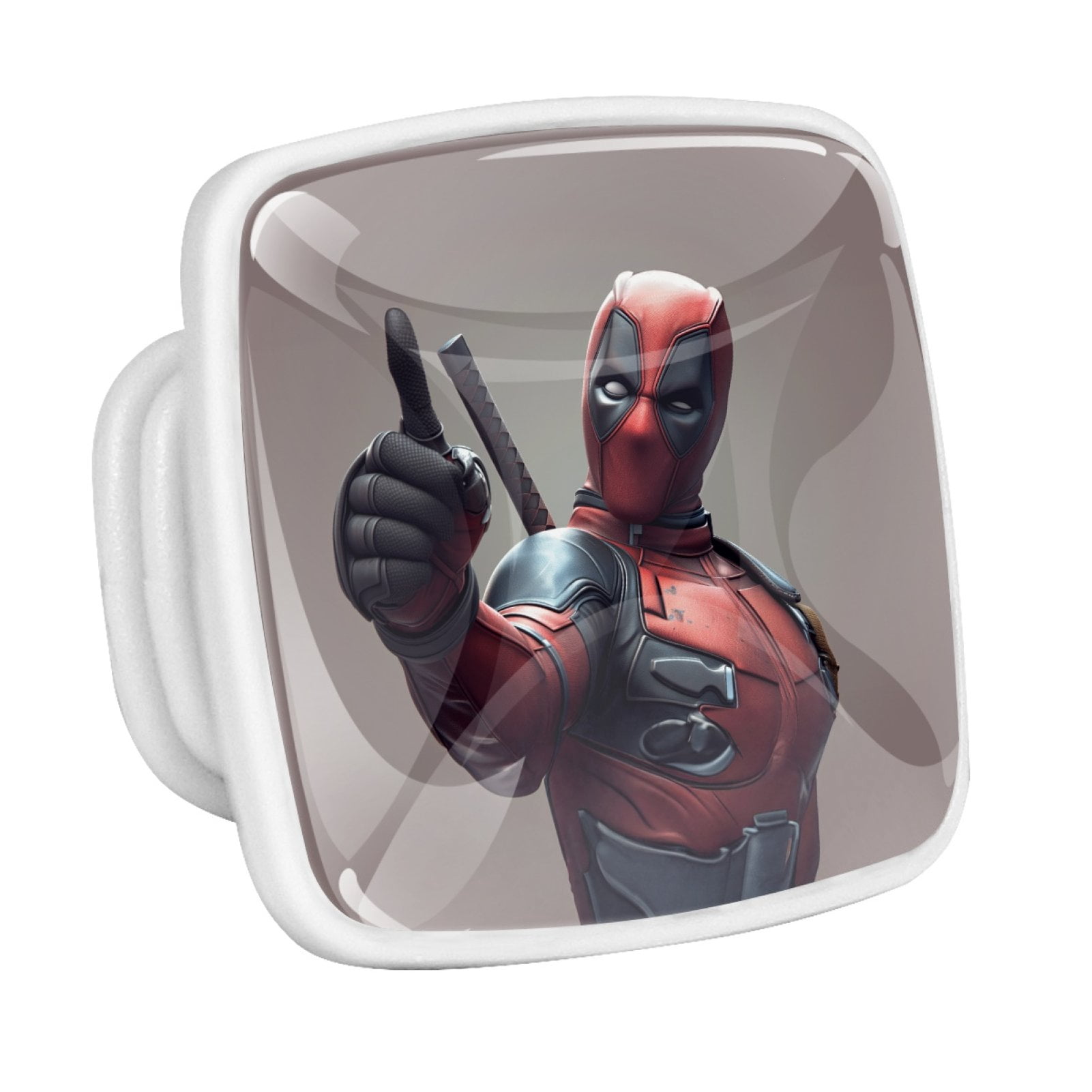 For Deadpool Glow-in-the-Dark Square Drawer Pulls with Screws, 4-Pack ...