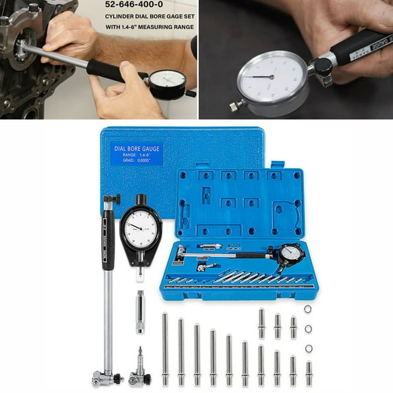For Deep Engine Cylinder 52-646-400-0 Dial Indicator Bore Gage Gauge ...