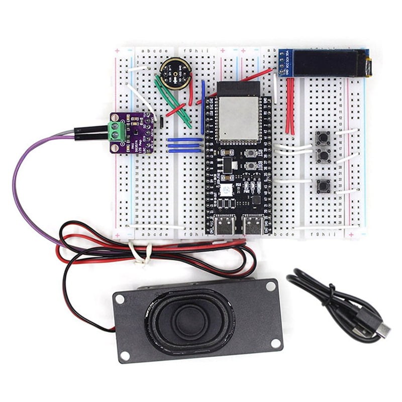 For DeepSeek Xiaozhi AI Voice Chatbot Kit Breadboard 0.91 Inch Finished Product ESP32-S3 N16R8 ...