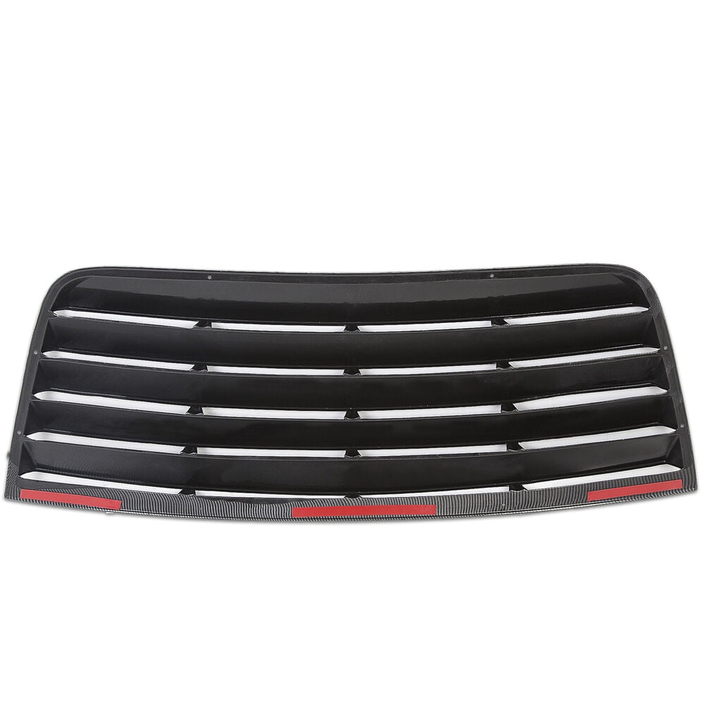 For Dodge Challenger 08-23 Carbon Fiber Style Rear Window Louver Sun ...
