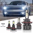 For Dodge Challenger 2009-2013 2014 LED Headlight Hi-Lo Beam + Fog ...