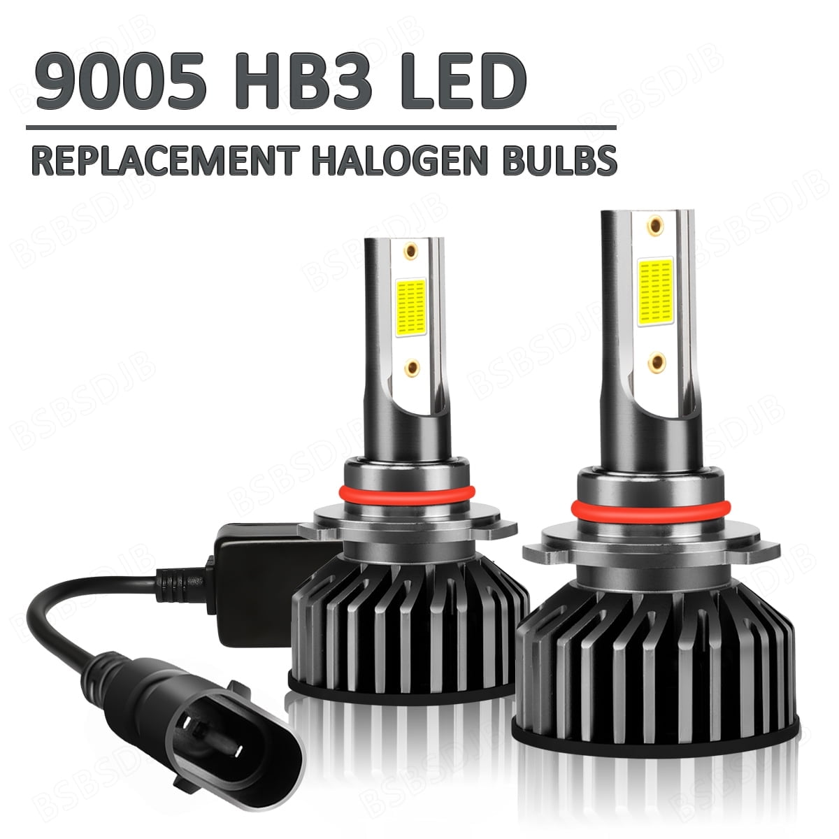 For Dodge Charger 2016-2021 -2PC White 9005 LED Headlight Bulbs High ...