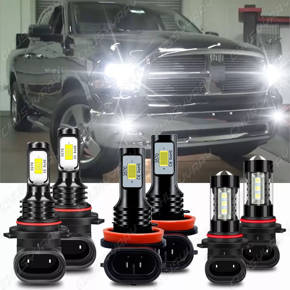 For Dodge RAM 1500 2500 2016 2017 2018 - LED Headlight High Low Beam ...