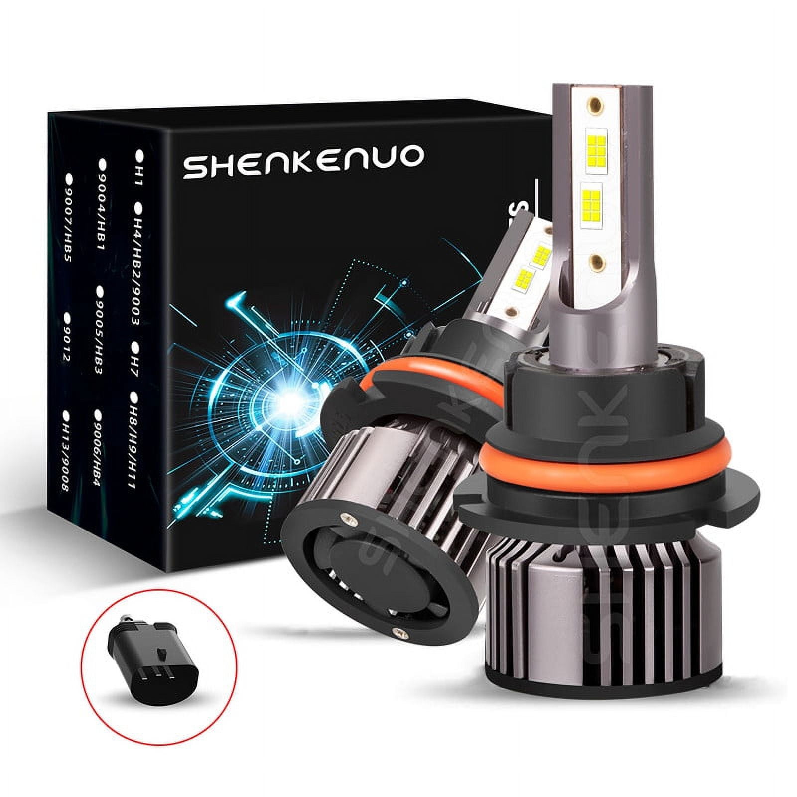 For Dodge Ram 1500 2500 2003 2004 2005 LED Headlight Bulbs 9007 High ...