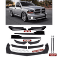 For Dodge Ram 1500 Front Rear Bumper Lip Spoiler Splitter Body Kit Side ...