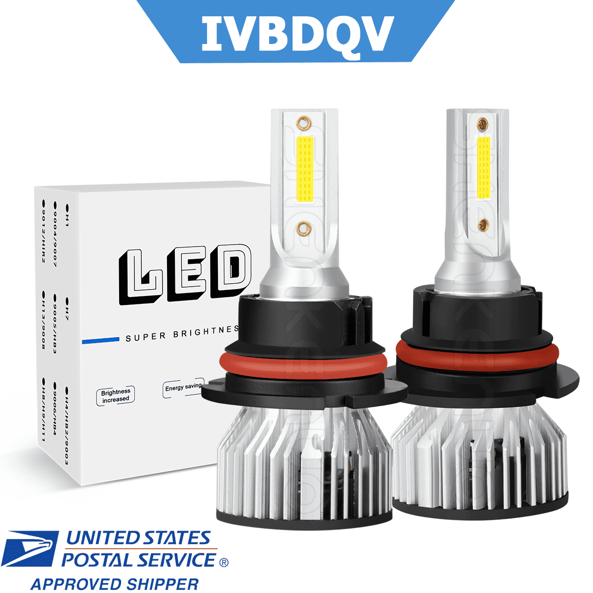 For Dodge Ram 1994-2007 LED Headlights 9007 High/Low Beam Bulb 2Pcs 36W ...