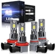 For Dodge Ram 3500 2009-2010 LED Headlight Kit Bulbs High Low Beam ...