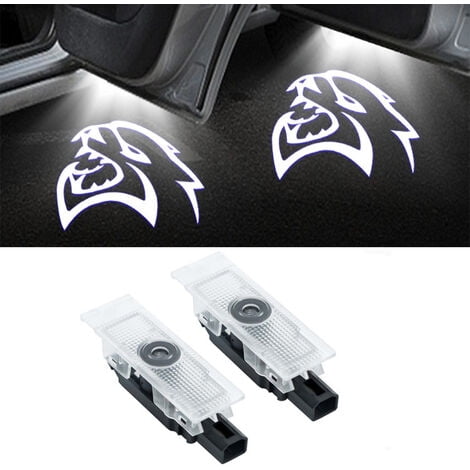 For Dodge welcome lamp Dodge Challenger SRT led car door lamp projector ...