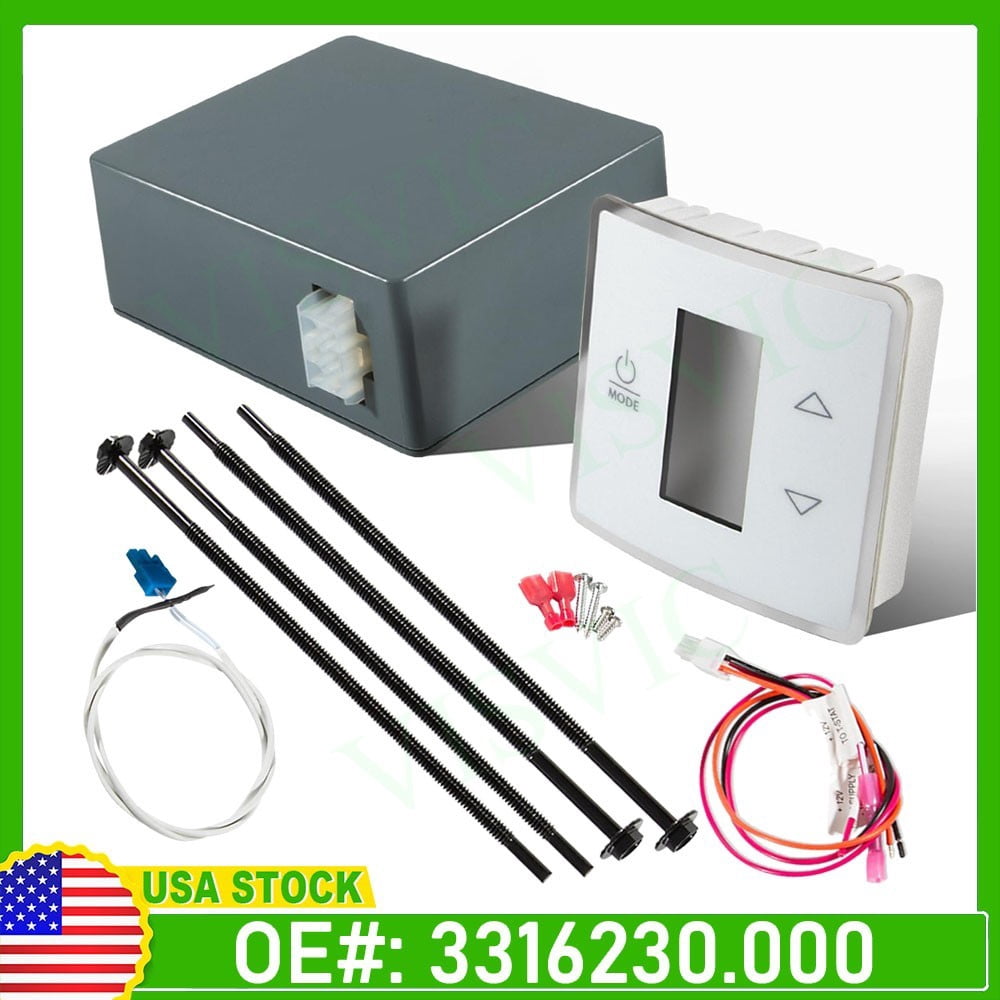 For Dometic Single Zone LCD Touch RV AC Thermostat with Control Kit ...