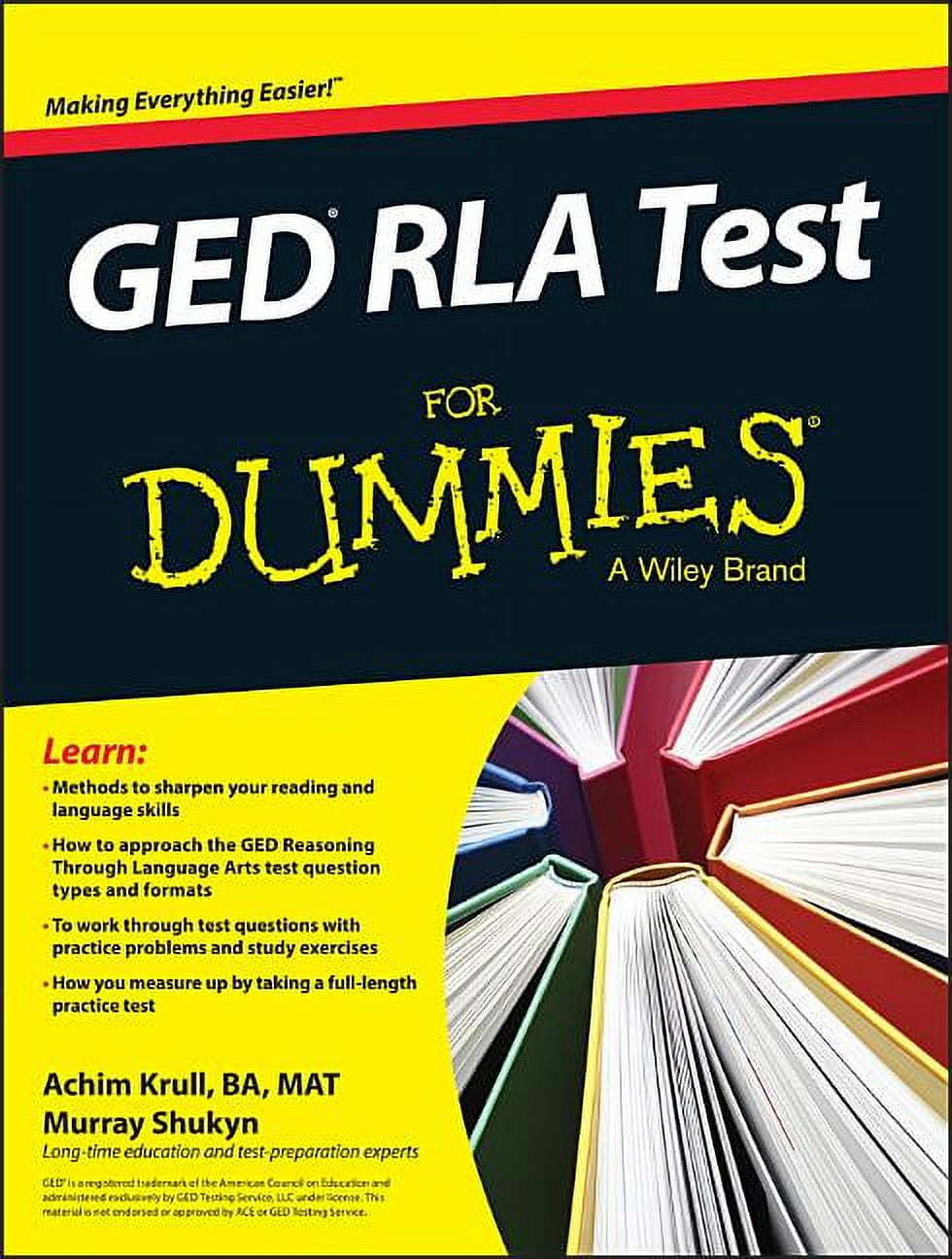 For Dummies GED Rla for Dummies, (Paperback) - Walmart.com