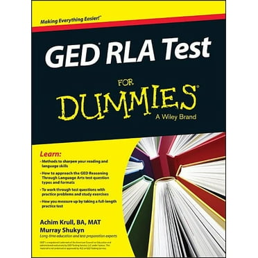 For Dummies GED Mathematical Reasoning Test for Dummies, (Paperback ...