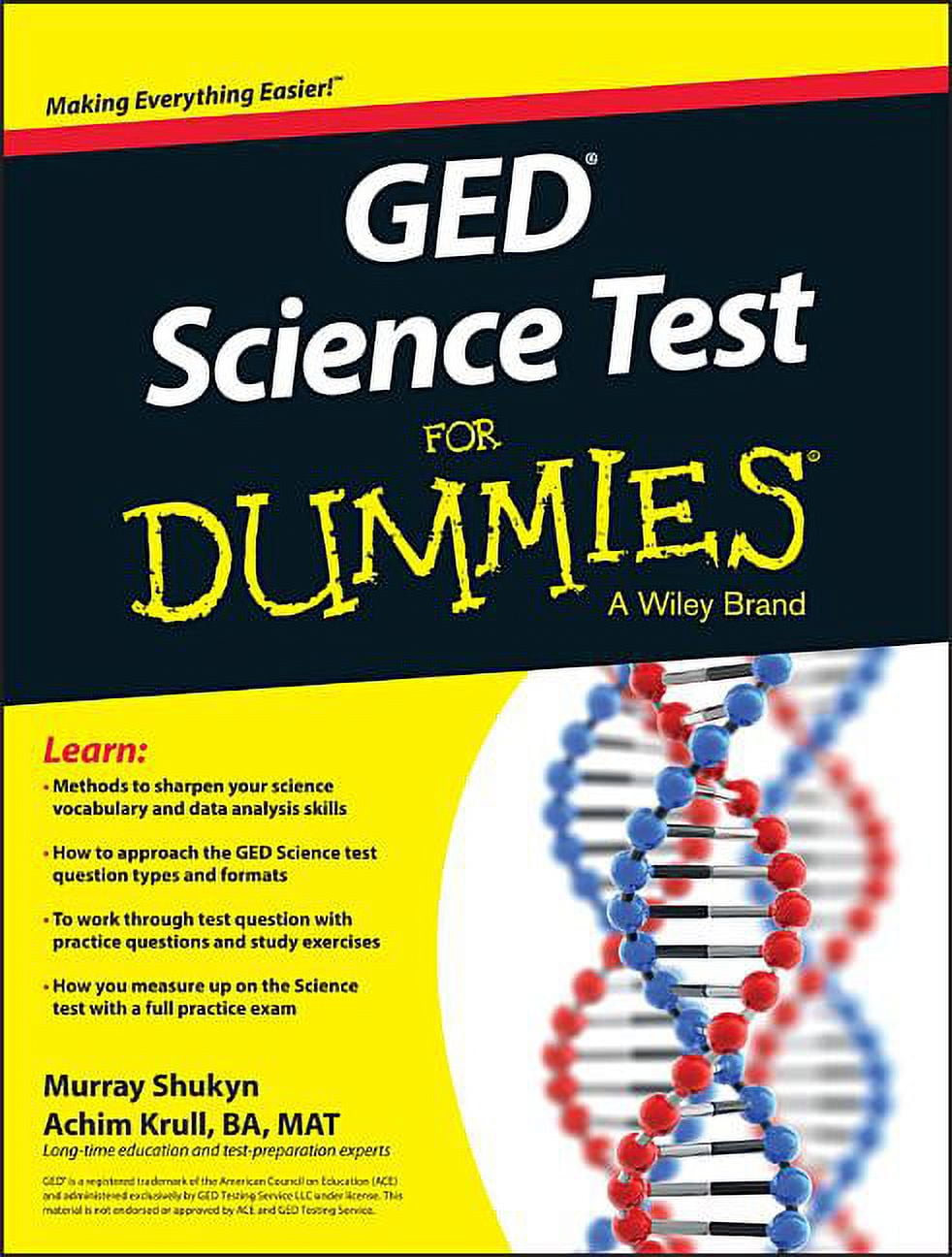 For Dummies GED Science for Dummies, (Paperback) - Walmart.com