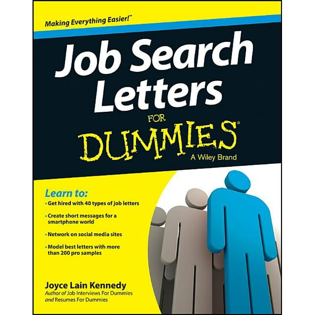 For Dummies: Job Search Letters for Dummies, 4th Edition (Paperback ...