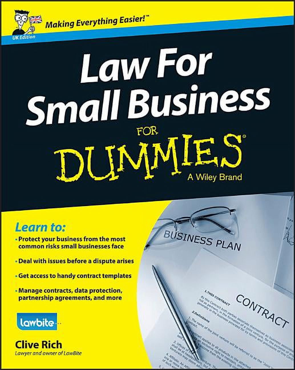 For Dummies: Law for Small Business for Dummies - UK (Paperback ...