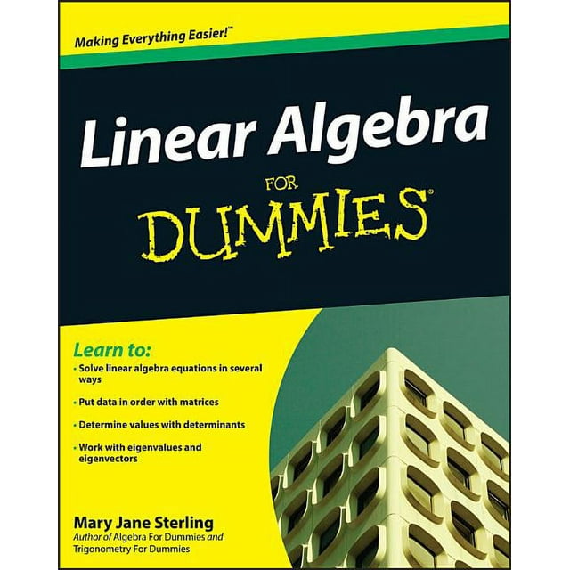 For Dummies Linear Algebra for Dummies, (Paperback) - Walmart.com