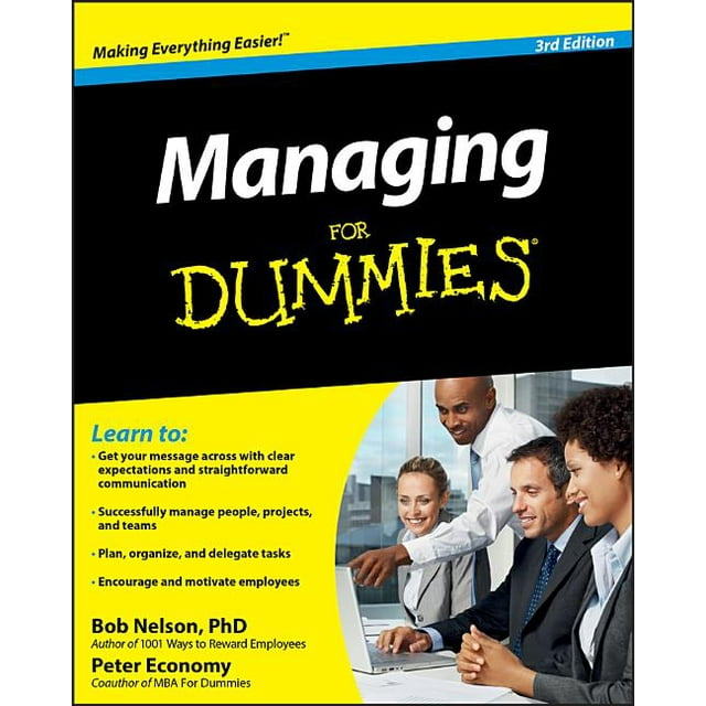 For Dummies Managing for Dummies 3e, (Paperback) - Walmart.com