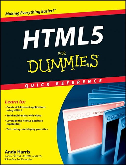 For Dummies: Quick Reference (Computers): HTML5 for Dummies Quick ...