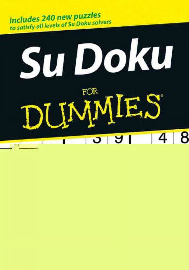 For Dummies: Su Doku for Dummies (Paperback) - Walmart.com