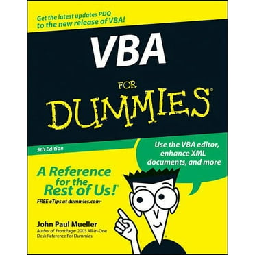 For Dummies: Access VBA Programming for Dummies (Paperback) - Walmart.com