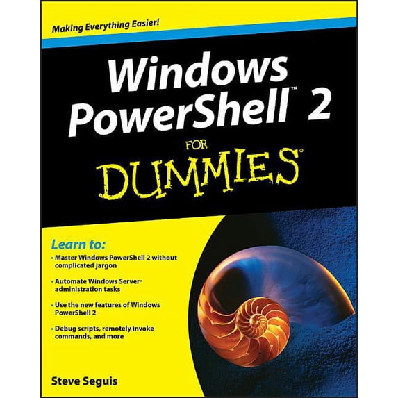 For Dummies Windows Powershell 2 for Dummies, (Paperback) - Walmart.com