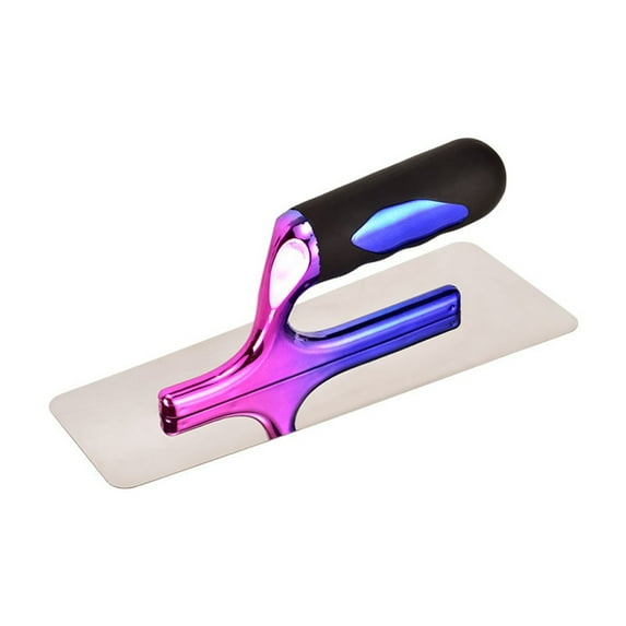 For Durable Purple Blue Gradient Stainless Steel Trowel Effortless Wall ...