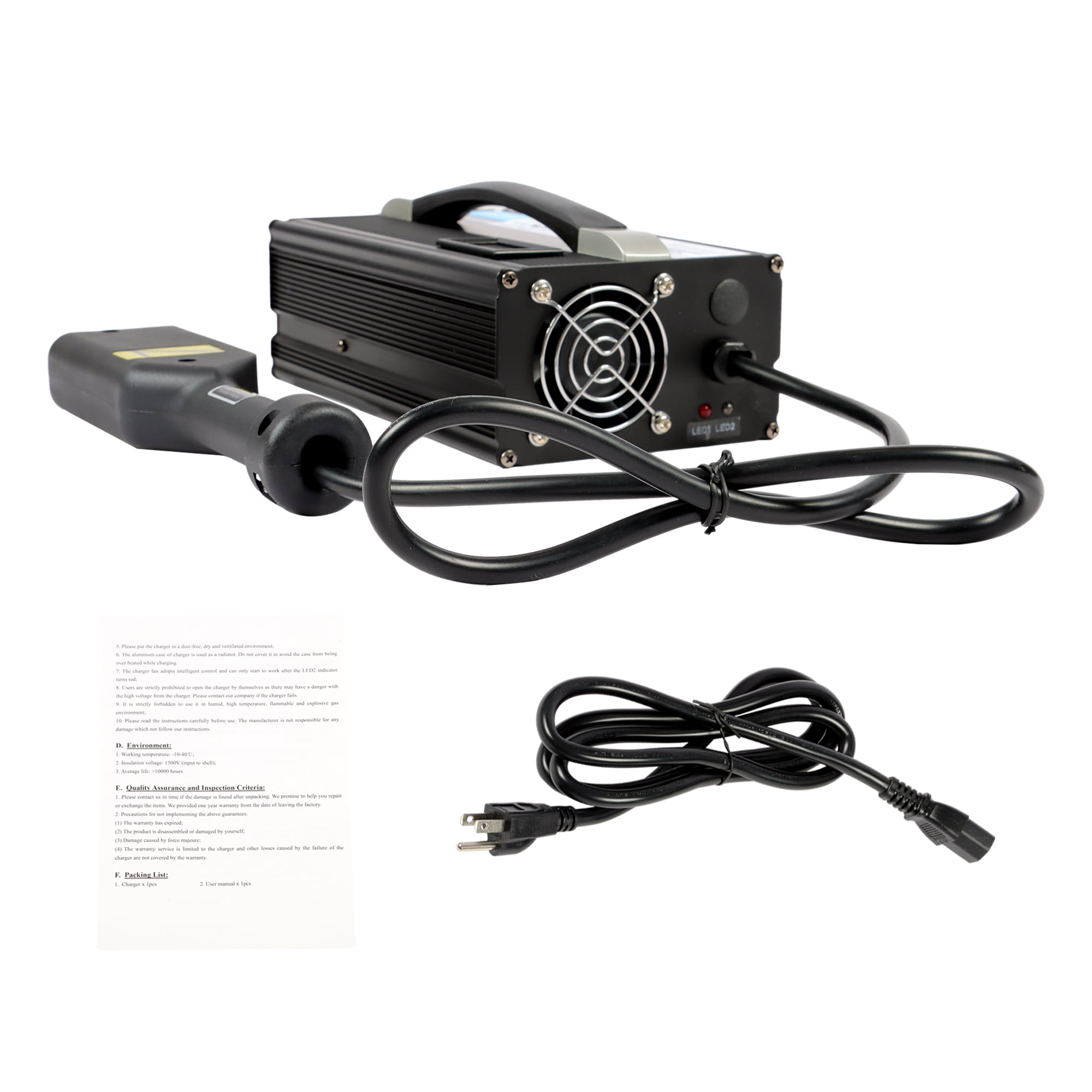 For EZ-GO TXT 1996+ Golf Cart Powerwise "D" Style Plug 36V 20A Battery ...