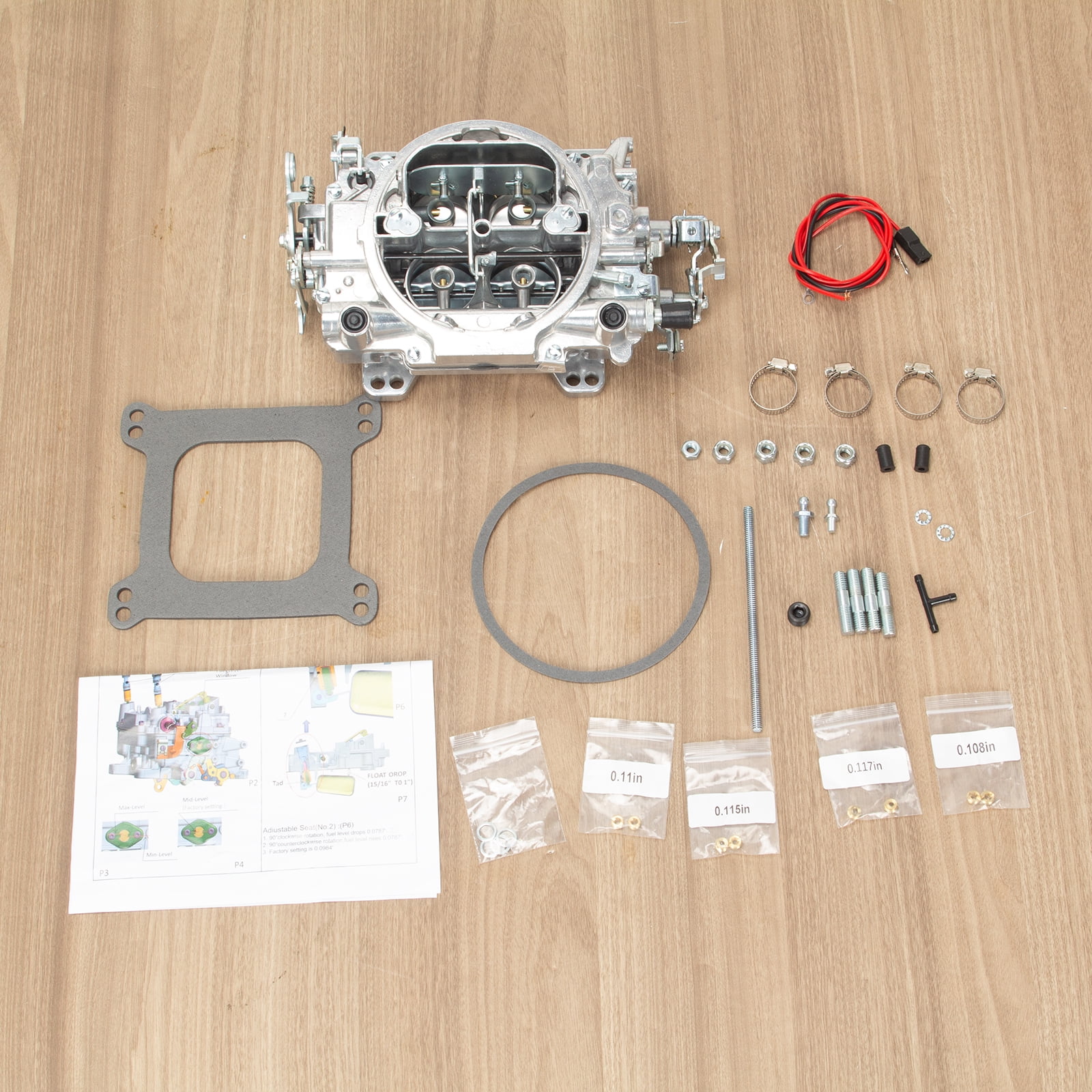 For Edelbrock 1407 Performer 750 CFM 4 Barrel Carburetor with Manual ...