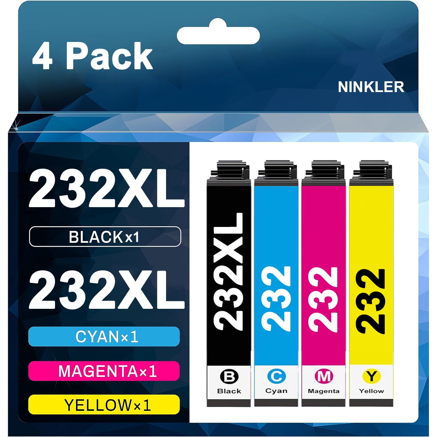 NINKLER Ink Cartridges for Epson 232XL 232, compatible with XP-4200, XP ...