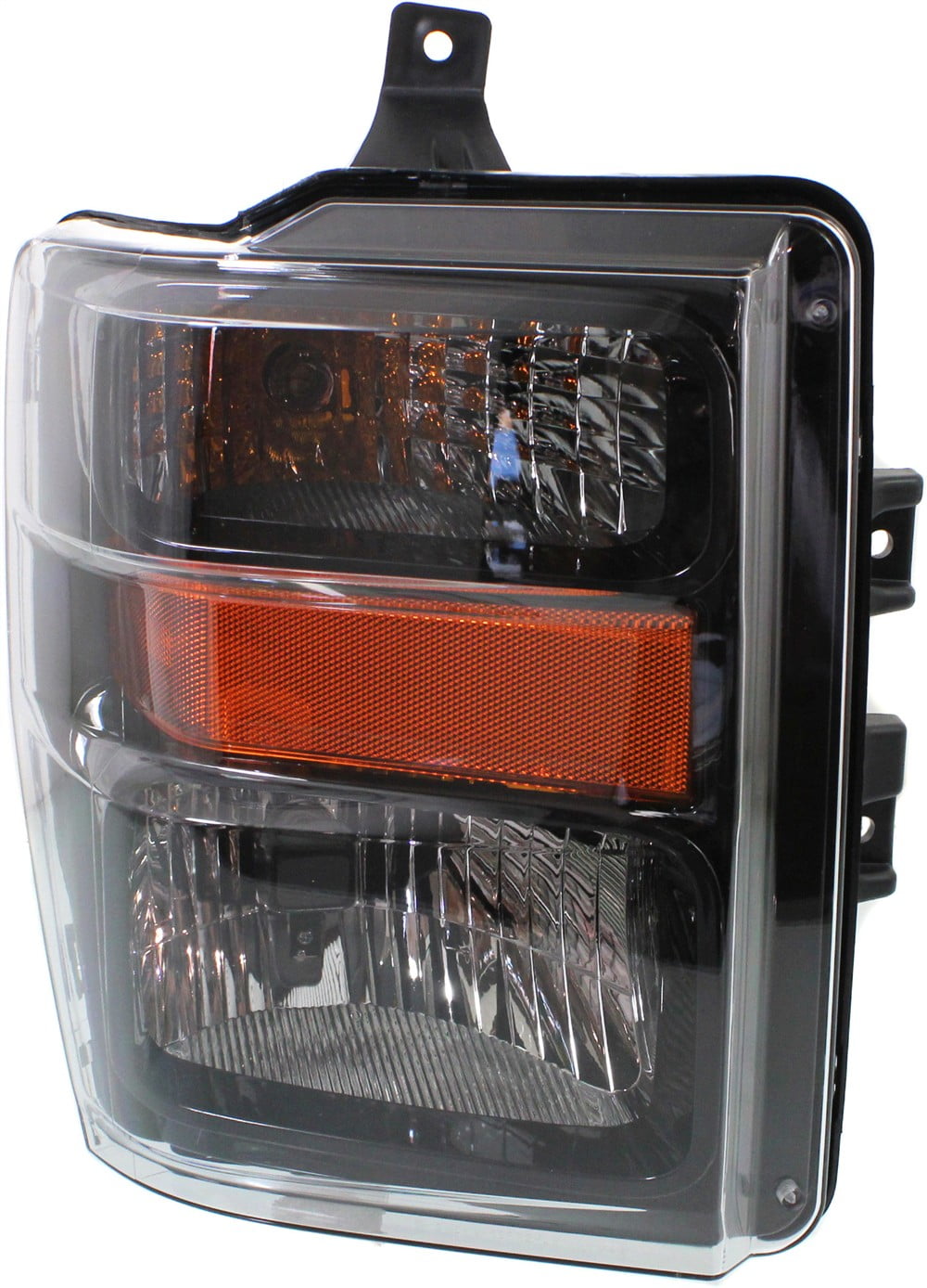 For F250 F350 Truck Front Headlight Headlamp Light w/Bulb Smoked Lens ...
