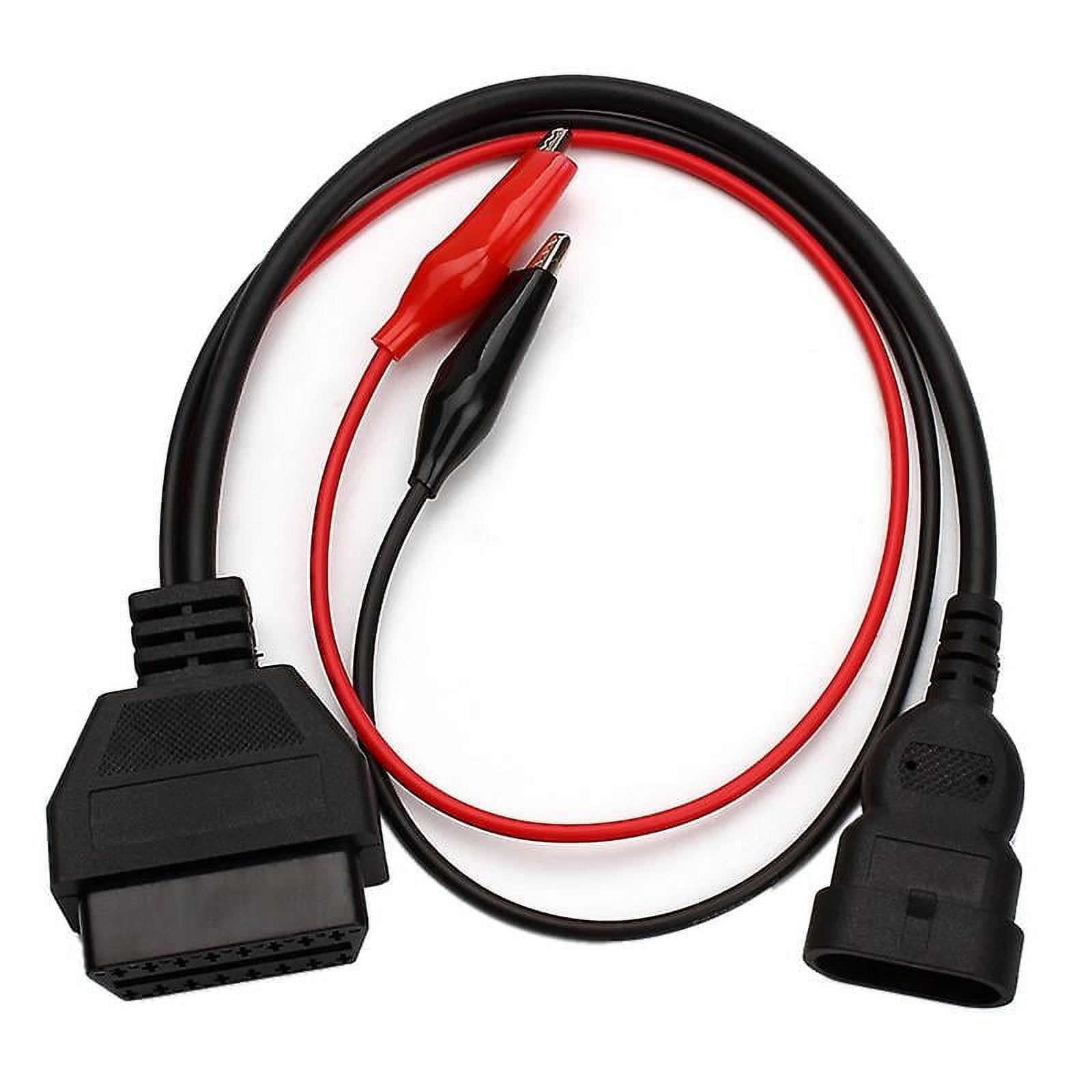 For Fiat 3 Pin Alfa Lancia to 16 Pin OBDII OBD2 obd-II Connector Adapter Auto Car Cable Obd for ...
