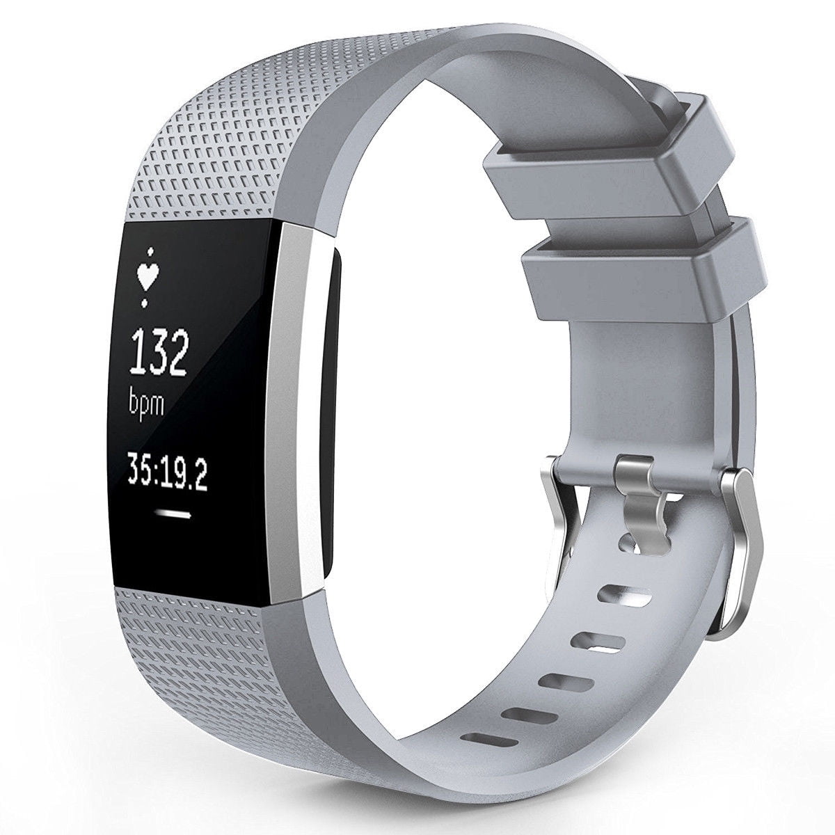 For Fitbit Charge 2 Watch Bands, SOATUTO Soft Silicone Replacement ...
