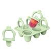 For Flexible Silicone Ice Tray With Lid Easy Release Stackable Freezer ...