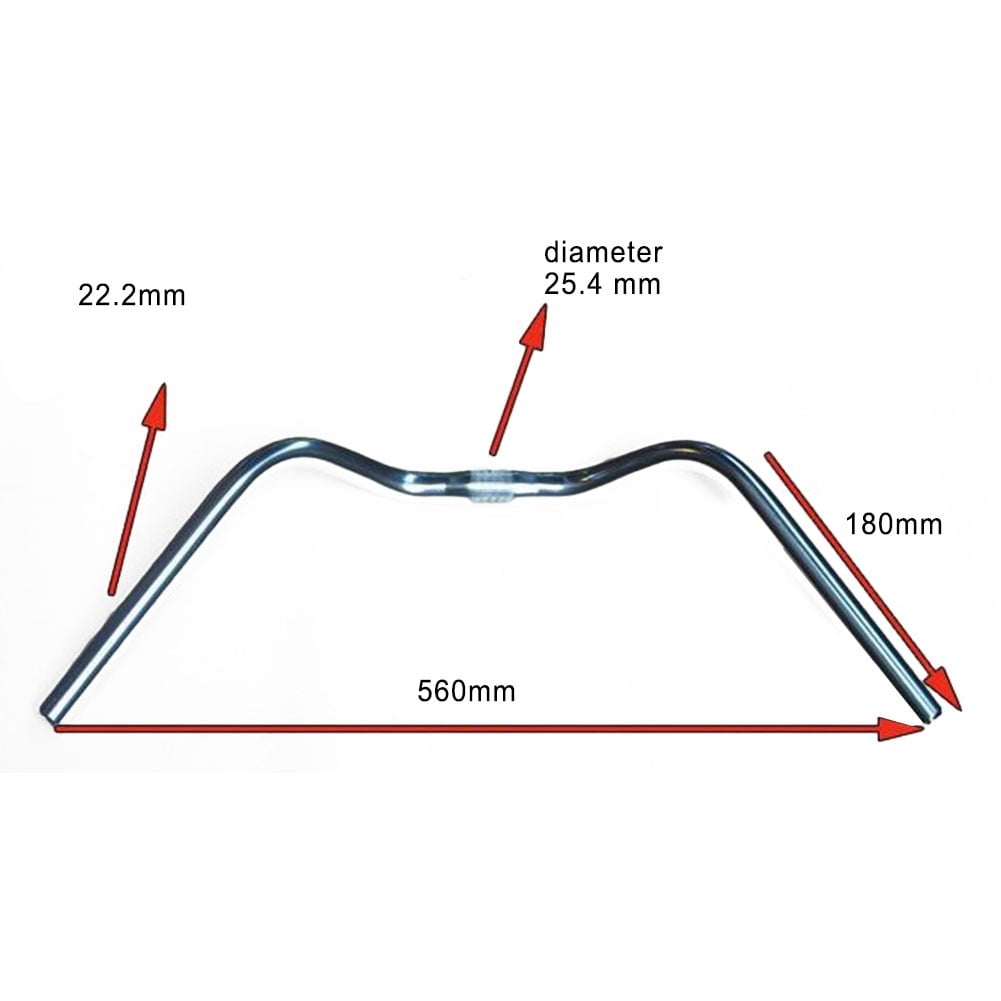 For Folding Bikes All Rounder Handlebars Comfort Cruiser Handlebars ...