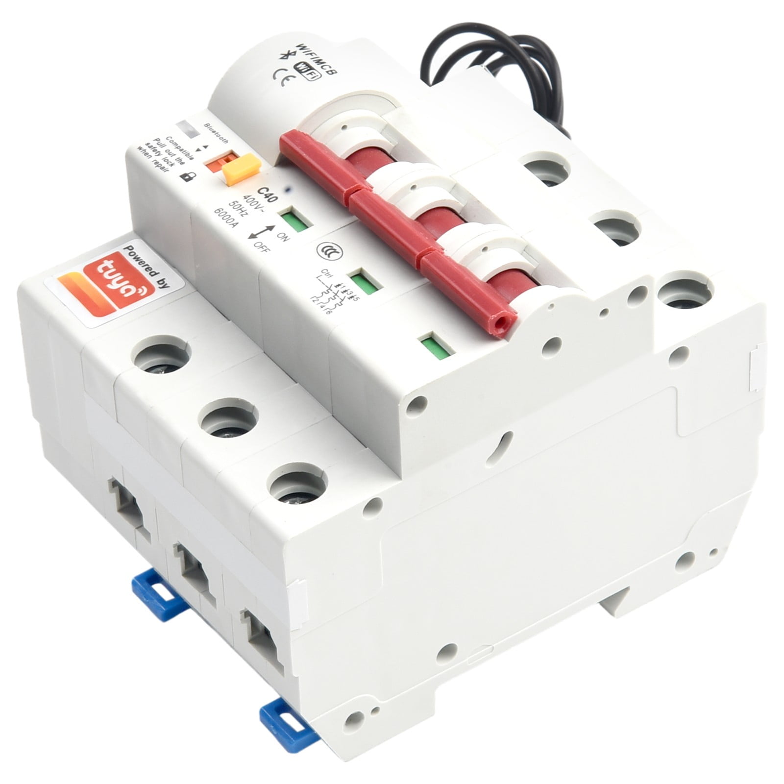 For For Tuya 40A Wifi For Smart Circuit Breaker Automatic Switch ...