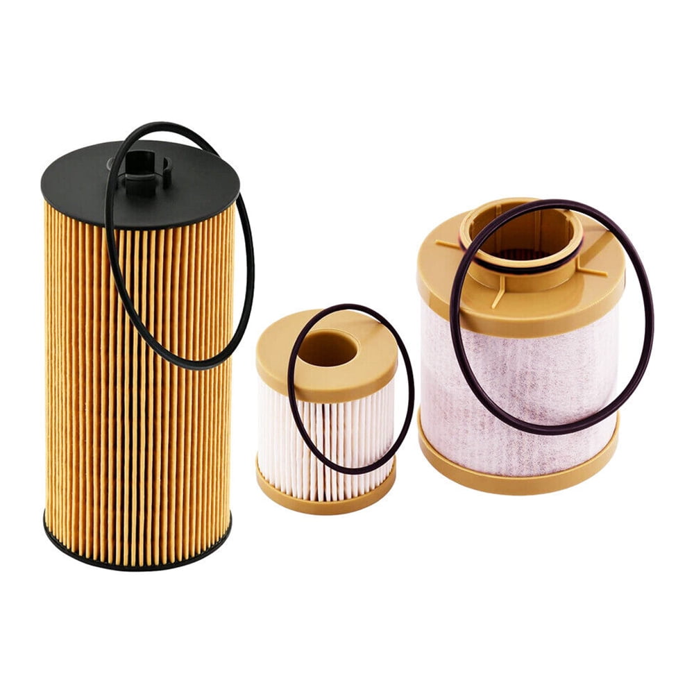 For Ford 6.0L Powerstroke Diesel Oil Fuel Filter Kit FD4616 FL2016 ...