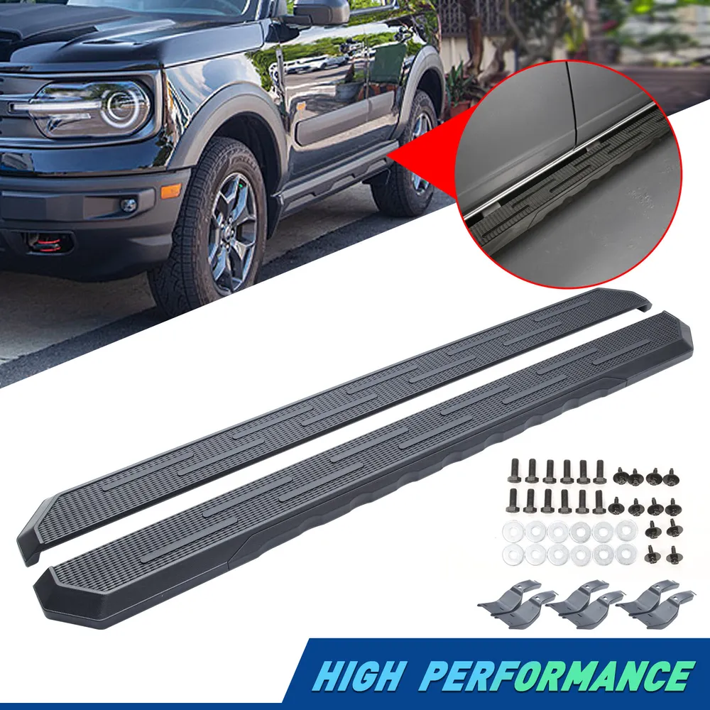 For Ford Bronco 4 Door 2021 2022 2023 Running Boards Side Step Nerf ...
