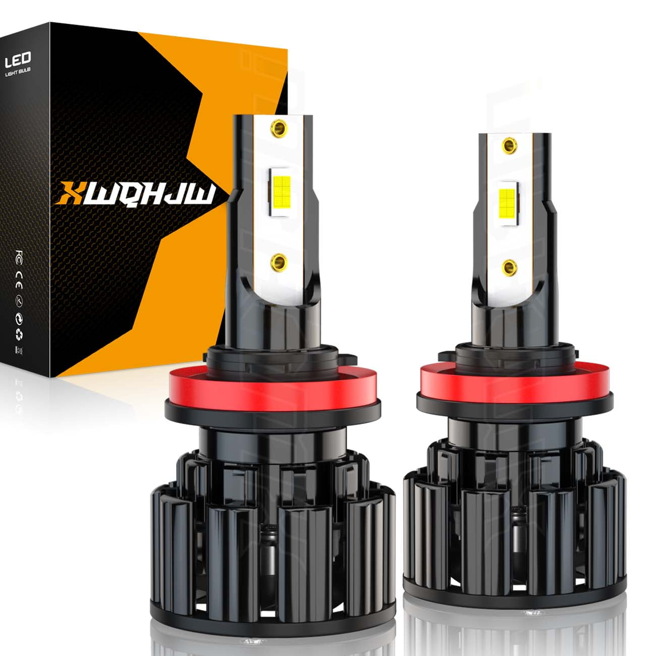 For Ford C-Max 2013-2018 2x H11 LED Headlight Low Beam Bulbs 6000K ...