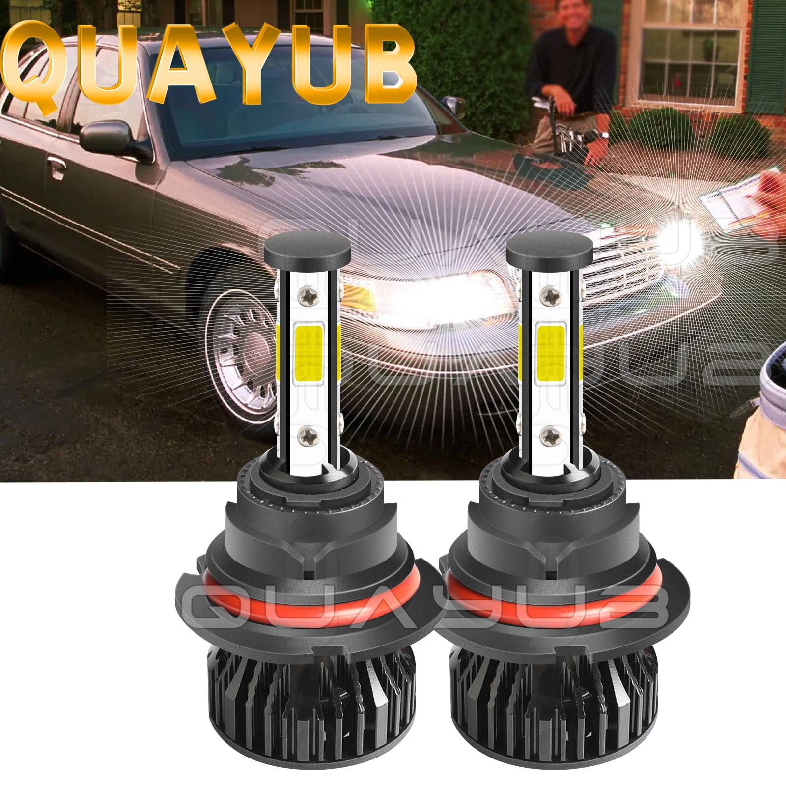 For Ford Crown Victoria 1998-2011 - 2X 6000K Front LED Headlight Bulb ...