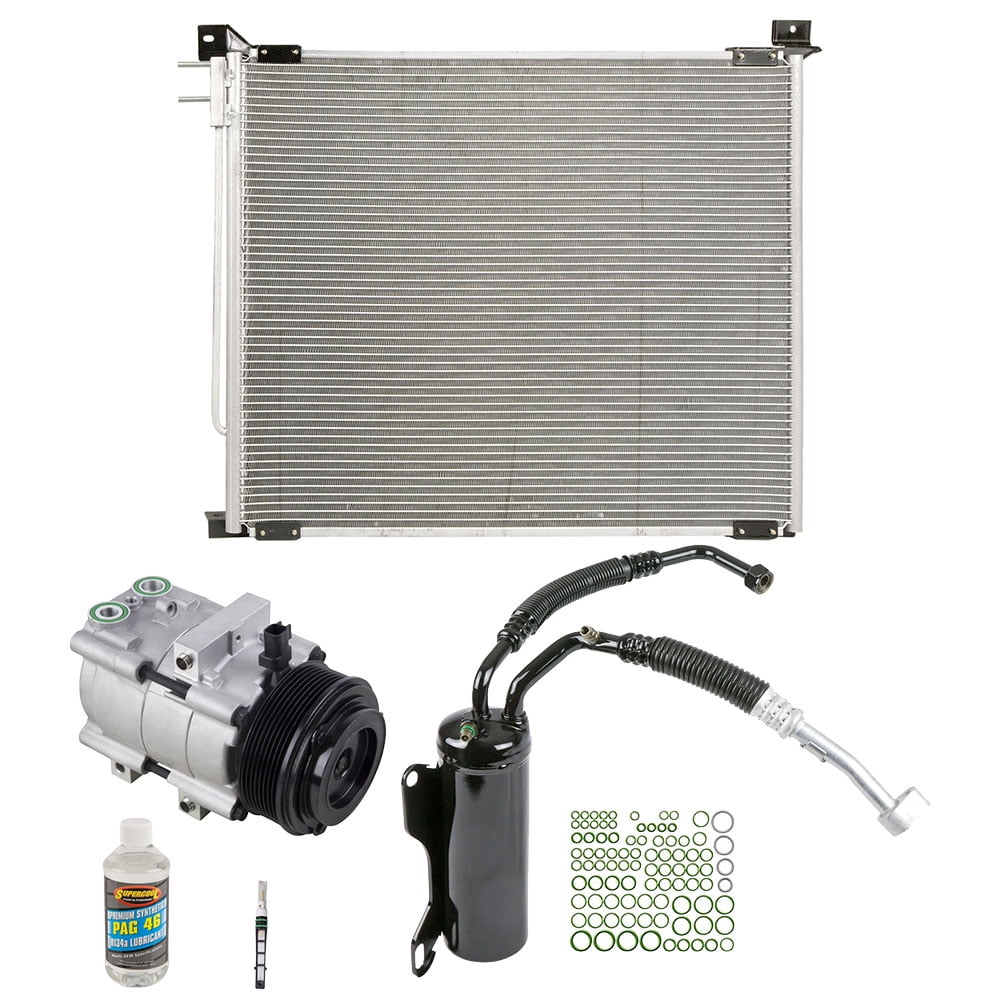 For Ford E350 E450 7.3L Diesel Van A/C Kit w/ AC Compressor Condenser ...