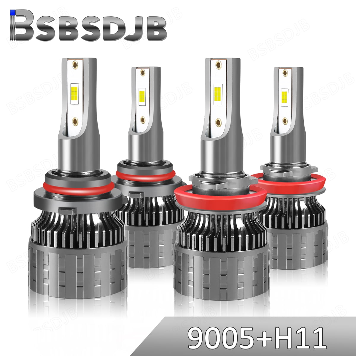 For Ford Edge 2007 2008 2009 2010 LED Headlight High Low Beam Bulbs ...