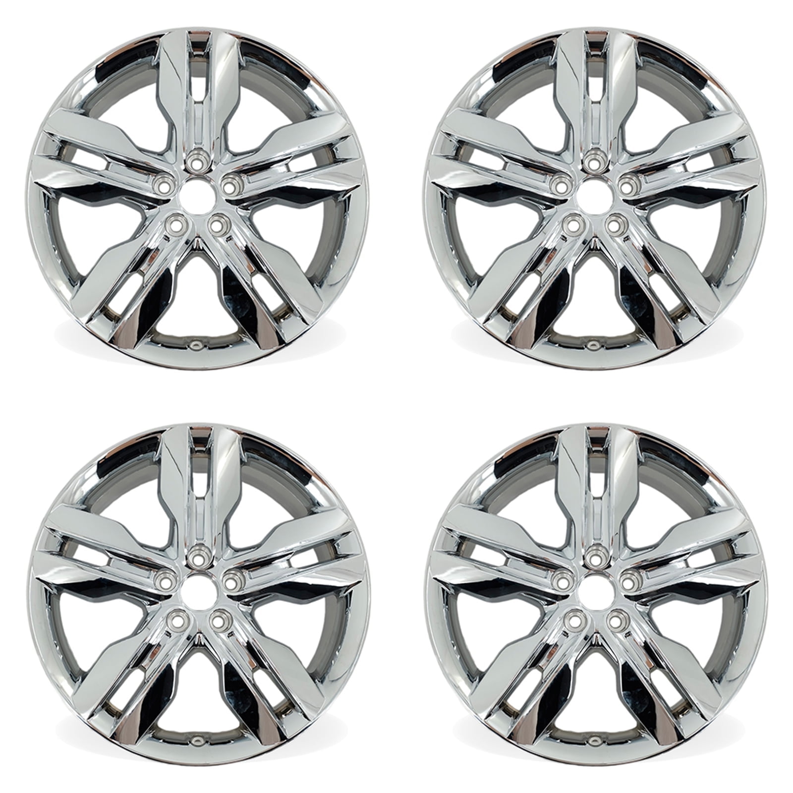 For Ford Edge Chrome Clad OEM Design Wheel 20" 20x8 2011 2012 2013 2014 ...