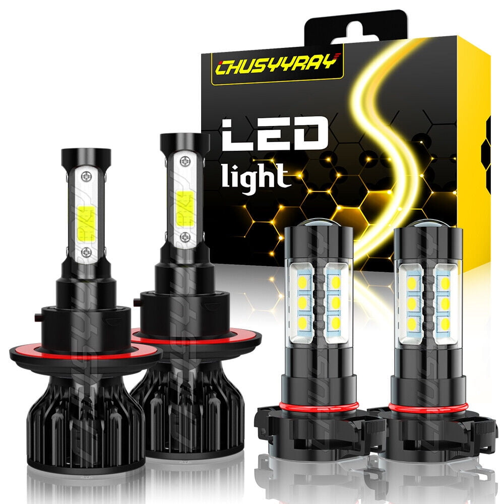 For Ford Escape 2008-2012 LED Headlights High Low Beam + Fog Light ...