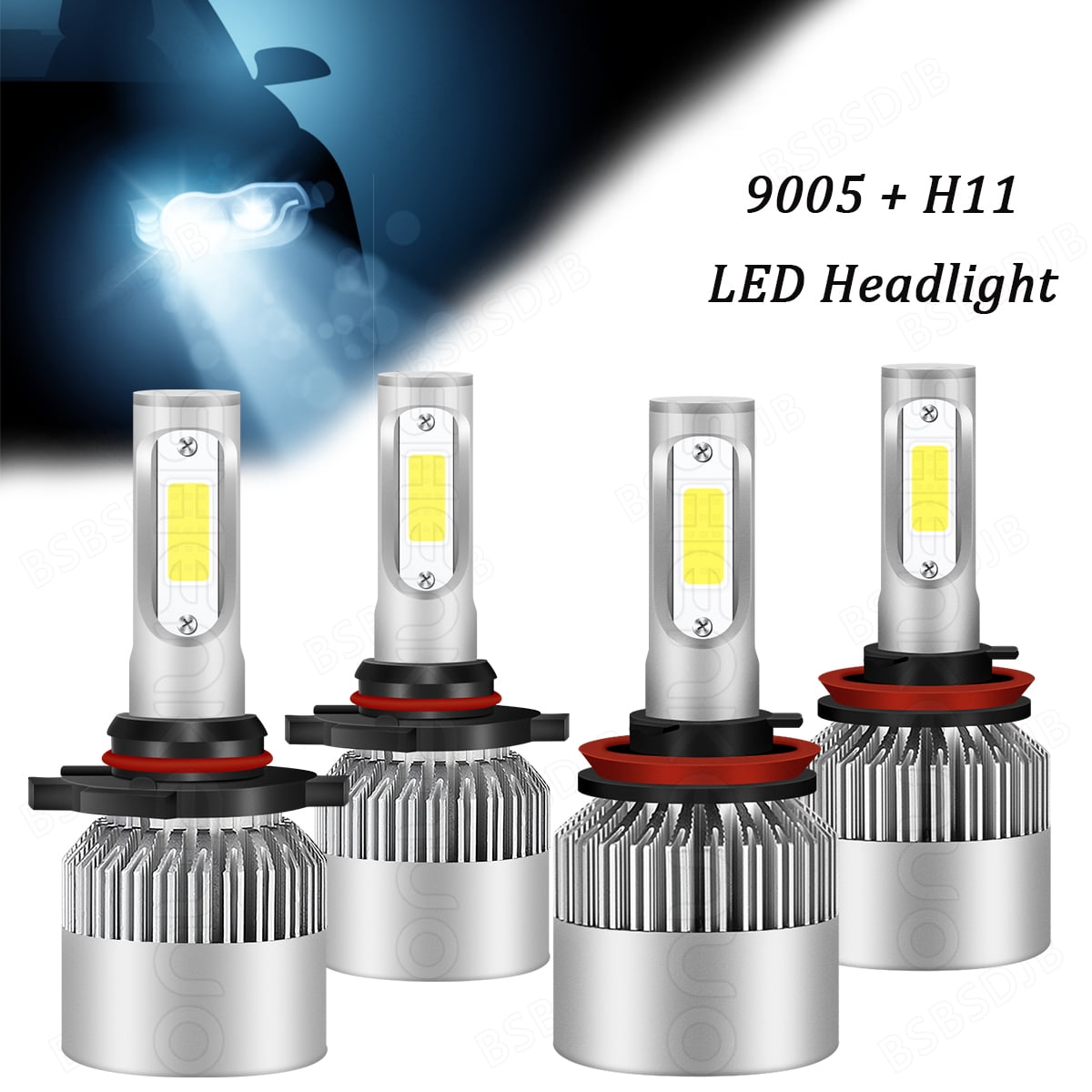 For Ford Explorer 2011-2015 LED Headlight High/Low Beam + Fog Light ...