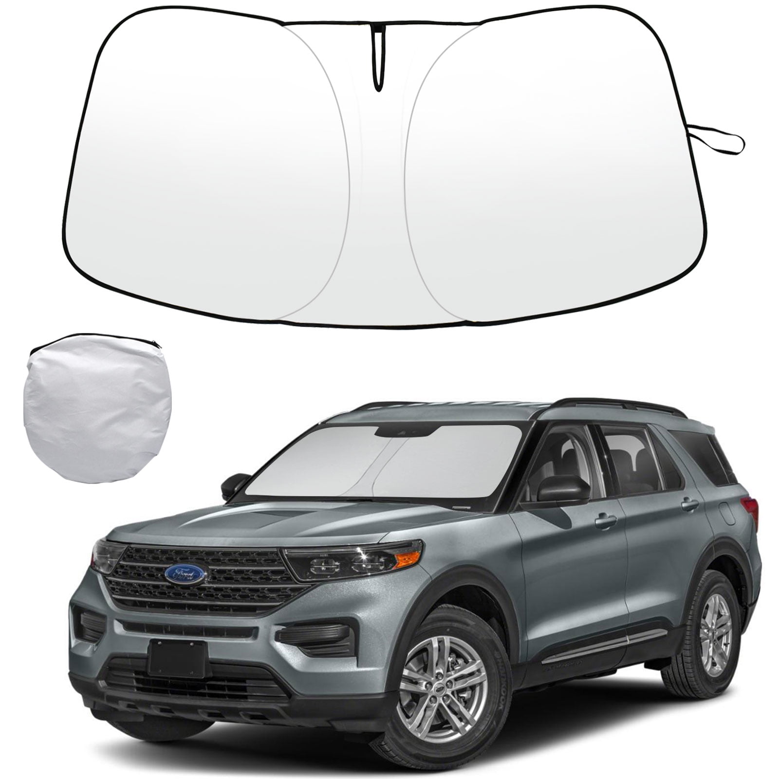 For Ford Explorer Car 2020-2025 Front Windshield Sun Shade Reflective ...