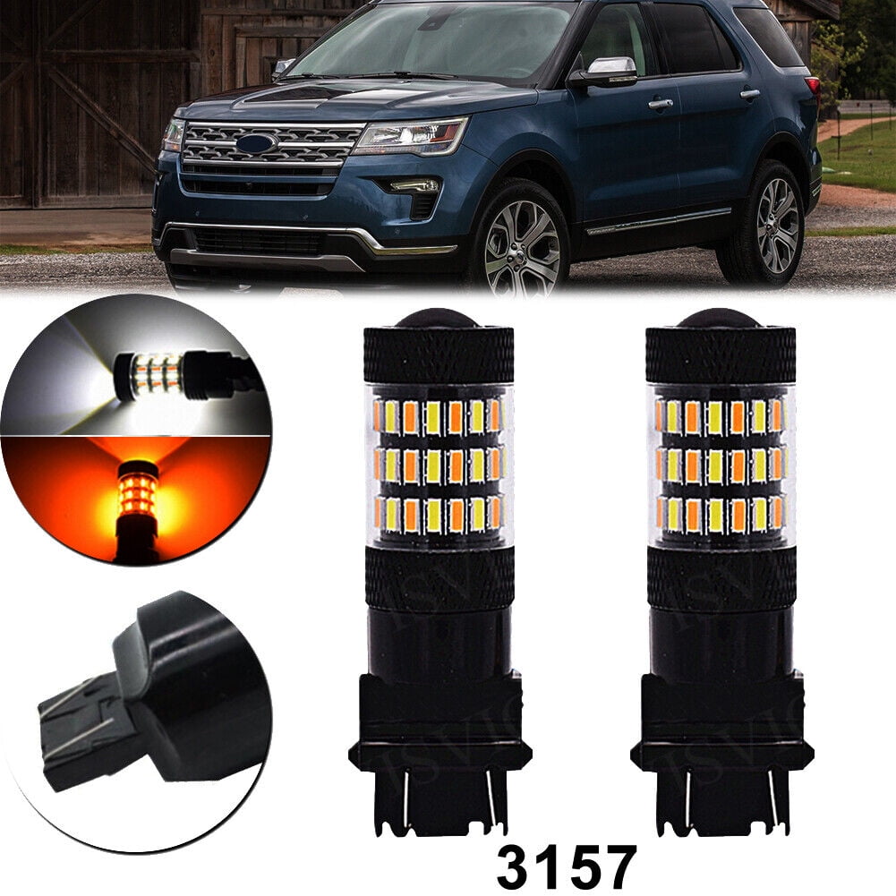 For Ford Explorer Focus Brake Tail Turn Signals 3157 LED Bulb Red No ...